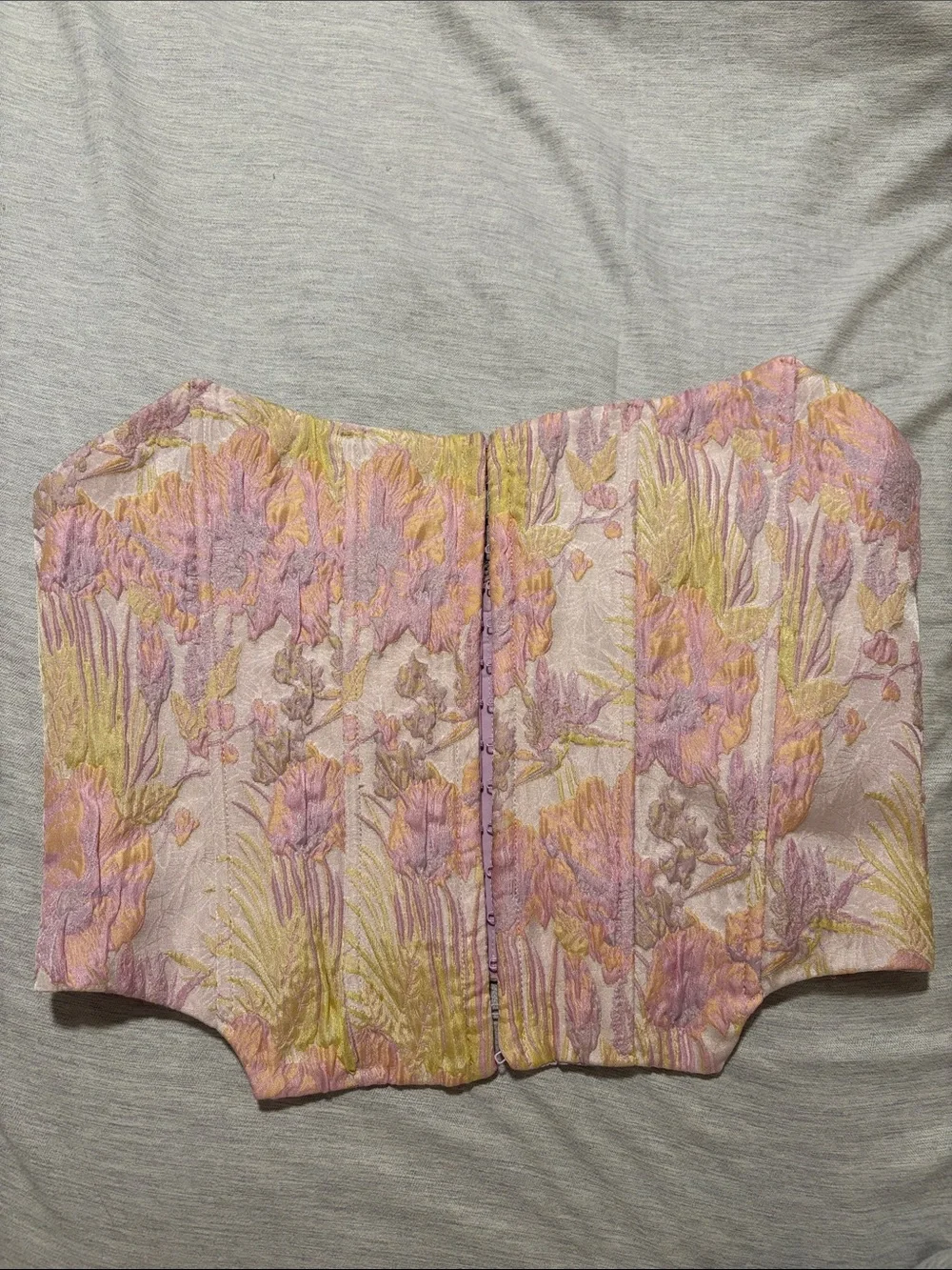 Cotton Candy | Tops | Cotton Candy Lavender Strapless Corset Top | Poshmark